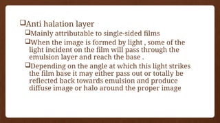 Conventional Radiographic Film and it's cross-sectional study sujan ...