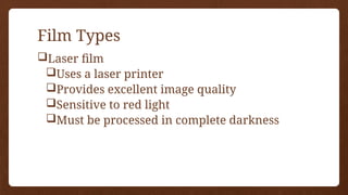 Conventional Radiographic Film and it's cross-sectional study sujan ...