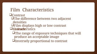 Conventional Radiographic Film and it's cross-sectional study sujan ...