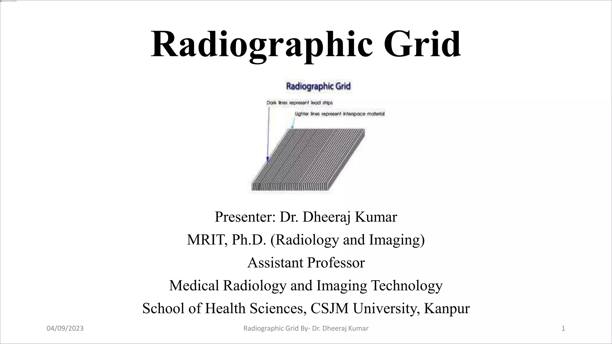 Radiographic Grid.pptx