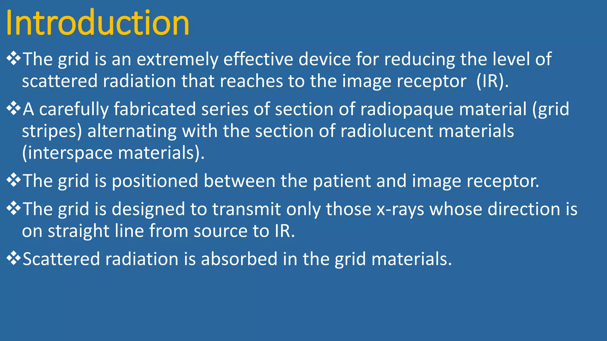 Radiographic grid Swastik | PPTX