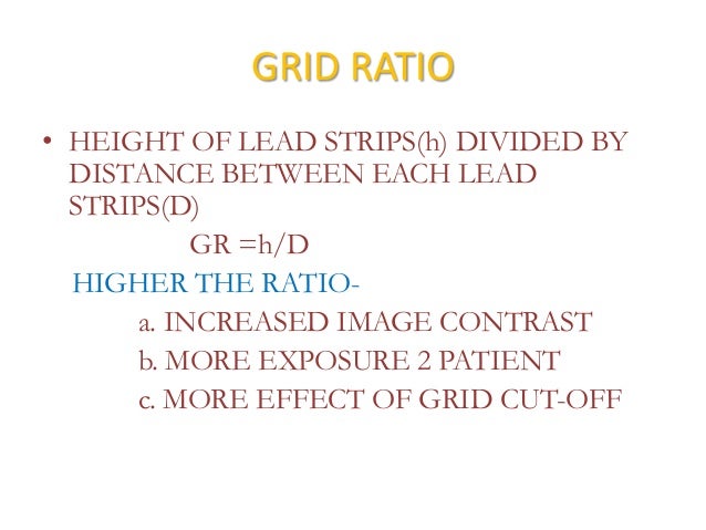 Radiographic grids