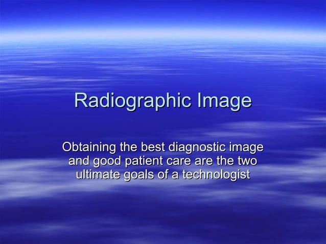 Radiographic image4 | PPT