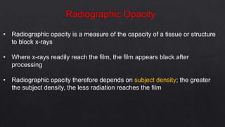 Radiographic image formation | PPTX