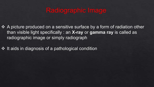 Radiographic image formation | PPTX | Medical Tests | Medical Health