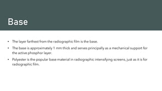 Radiographic Intensifying screen and Cassette.pdf