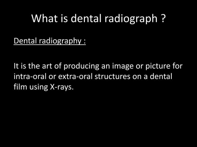Radiographic interpretation | PPTX