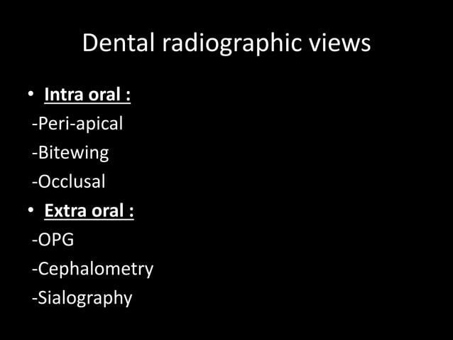 Radiographic interpretation | PPTX