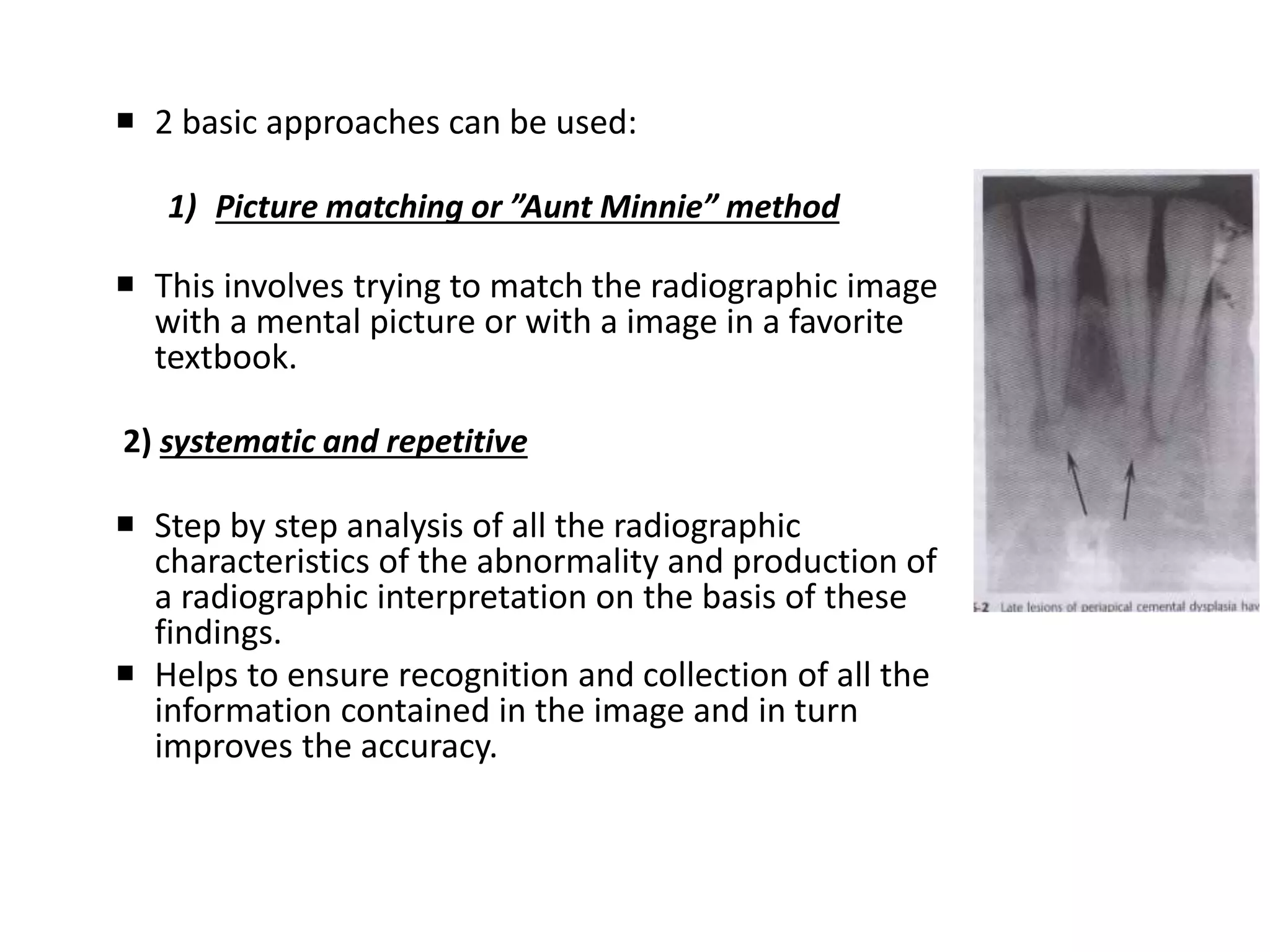 Radiographic interpretation | PPTX