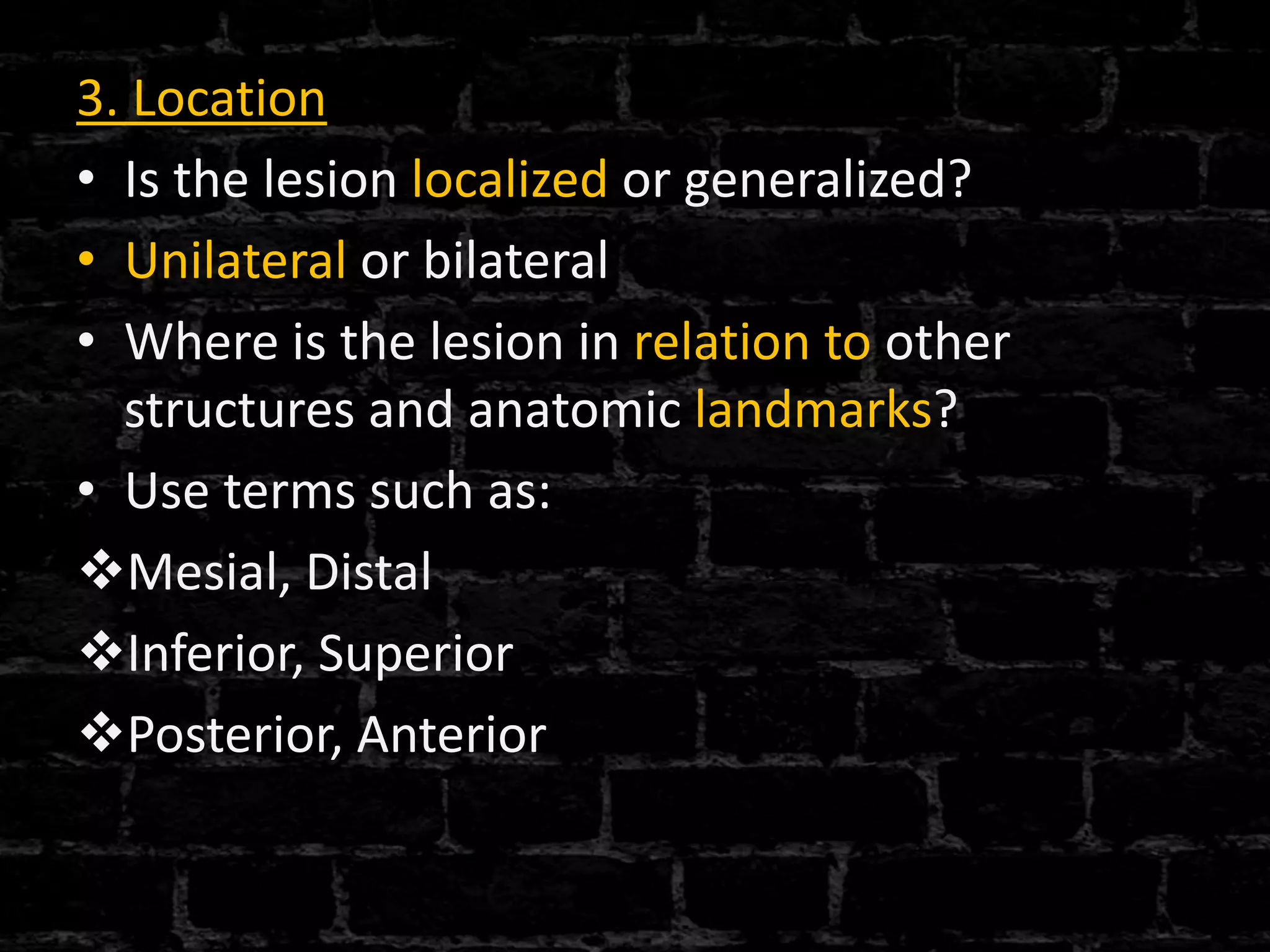 Radiographic interpretation of a lesion | PPTX