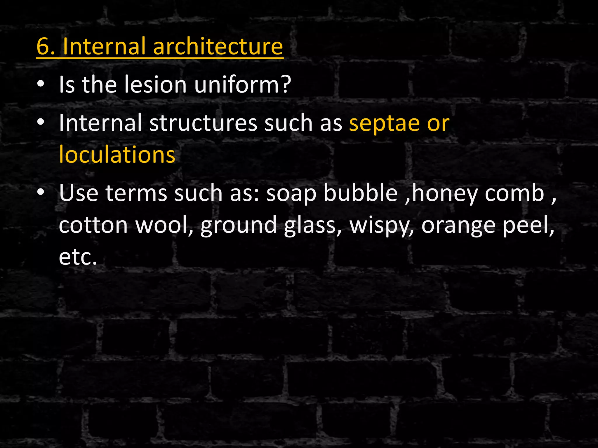 Radiographic interpretation of a lesion | PPTX