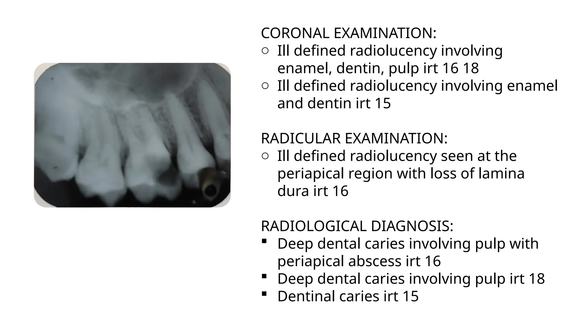 Radiographicity interpretations of iopar | PPTX
