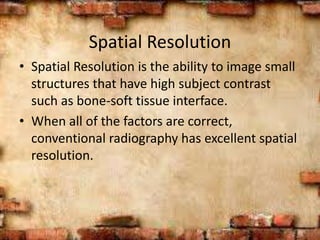 Radiographic parameters | PPTX