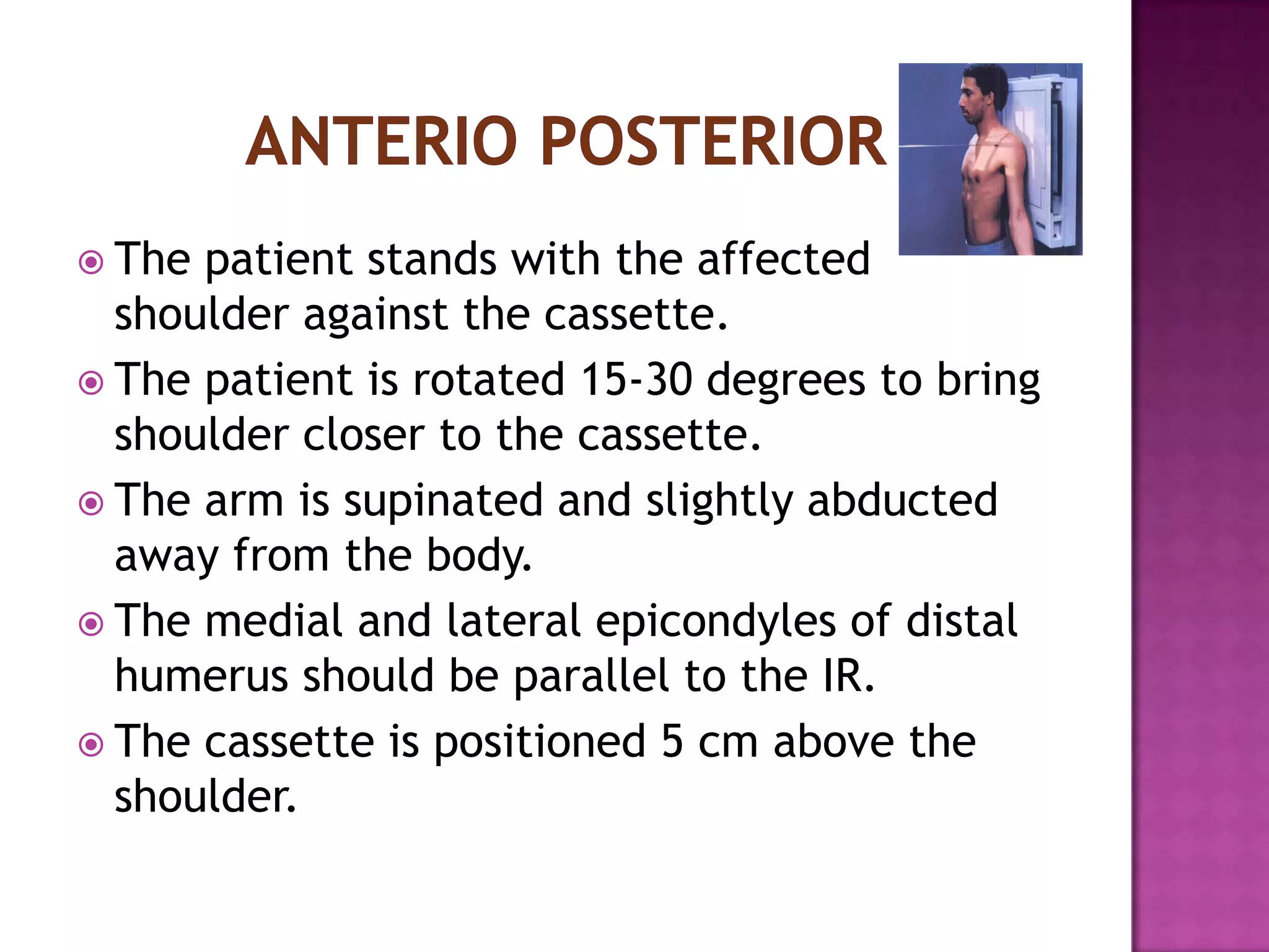 Radiographic positioning of humerus and shoulder | PPTX