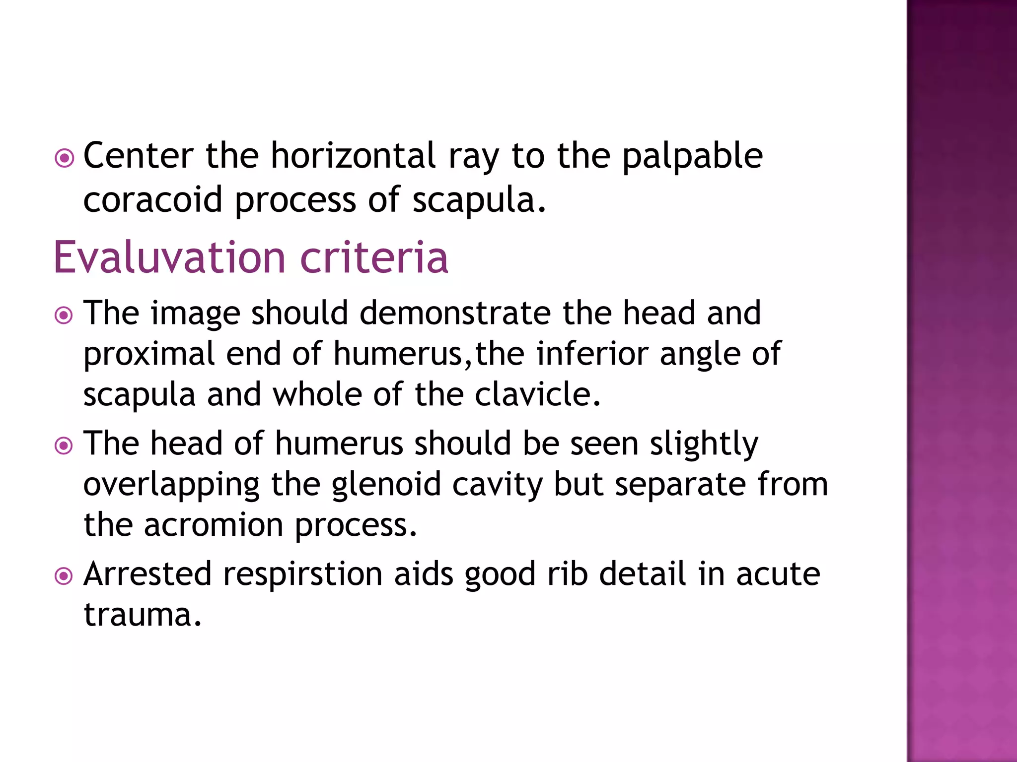 Radiographic positioning of humerus and shoulder | PPTX