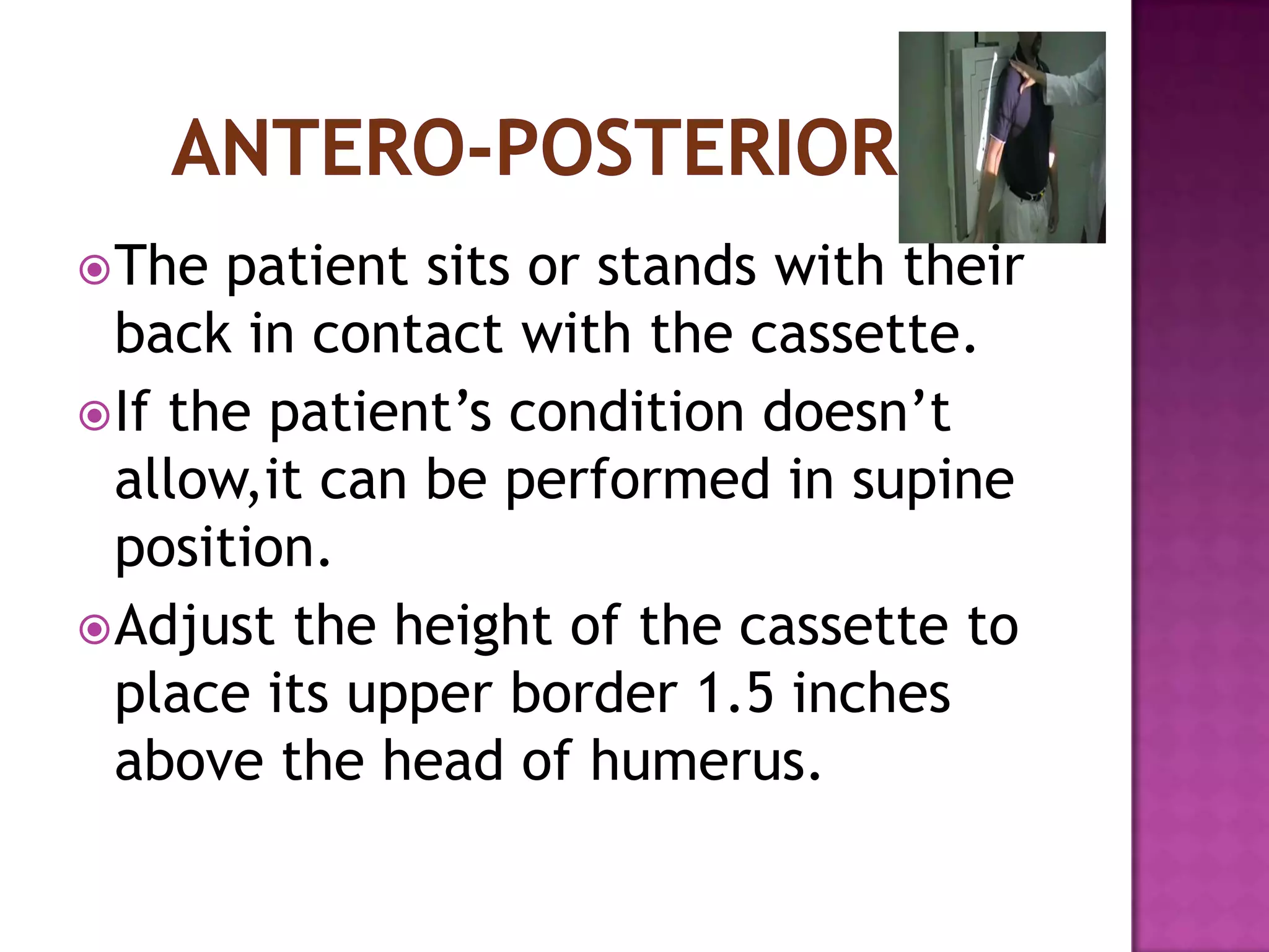 Radiographic Positioning Of Humerus And Shoulder Pptx