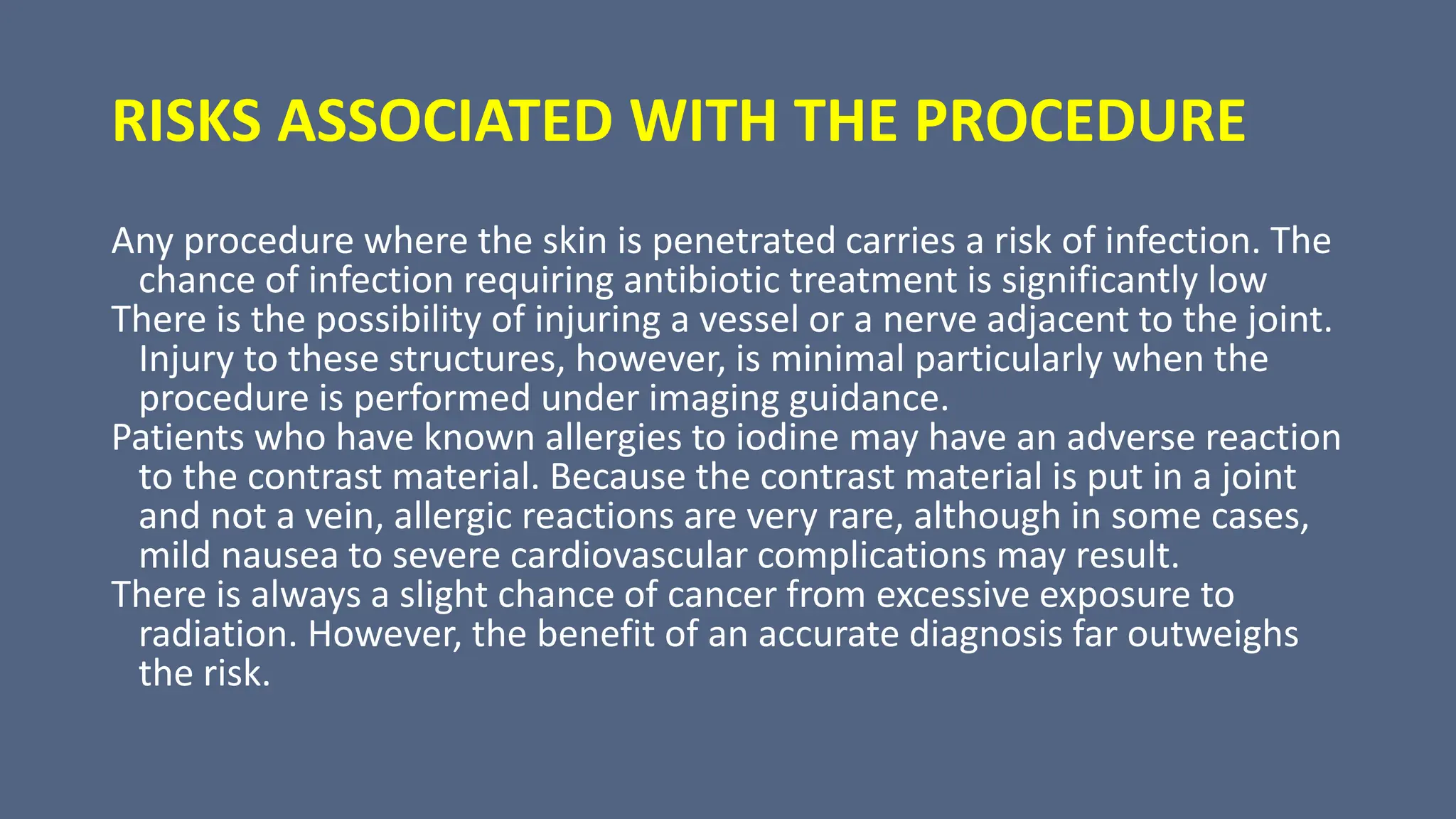 Radiographic procedure arthogram.....pptx