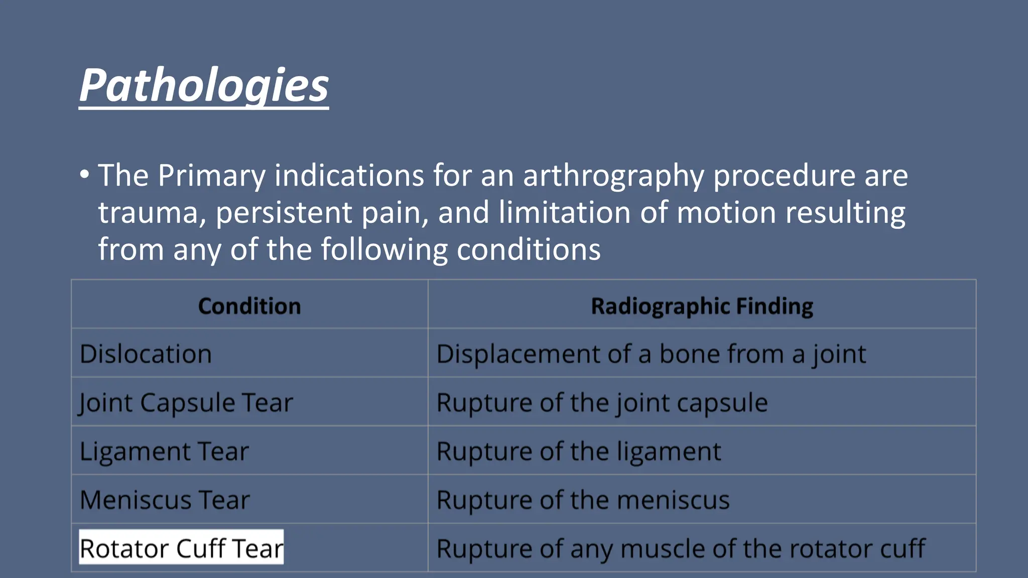 Radiographic procedure arthogram.....pptx