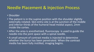 Radiographic procedure arthogram.....pptx
