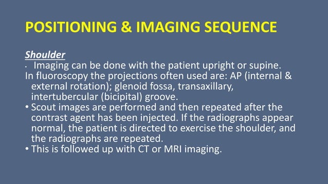 Radiographic procedure arthogram.....pptx