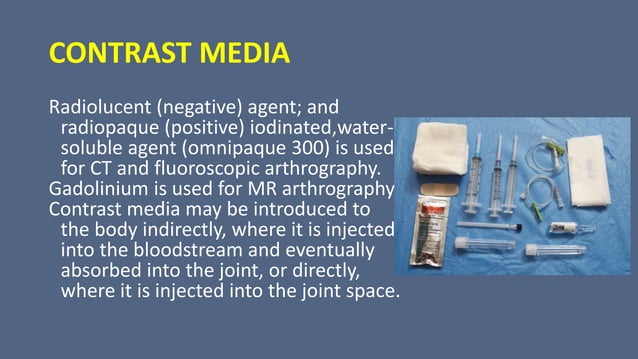 Radiographic procedure arthogram.....pptx
