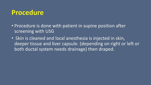 Radiographic procedure PTC & PTB..D.pptx | Digestive Disorders | Diseases and Conditions