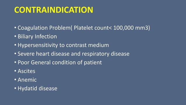 Radiographic procedure PTC & PTB..D.pptx | Digestive Disorders ...