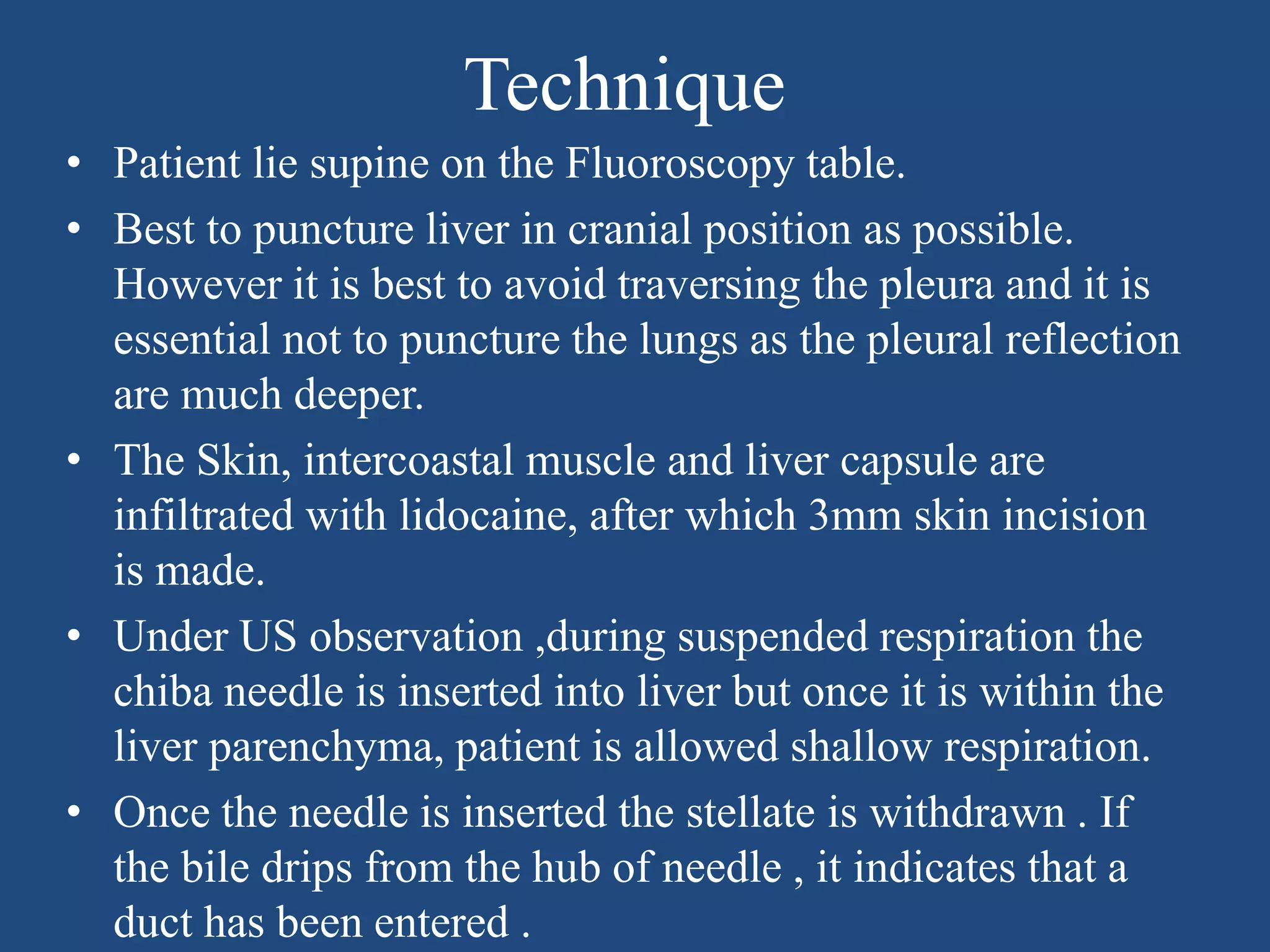 Radiographic technique of biliary system | PPTX