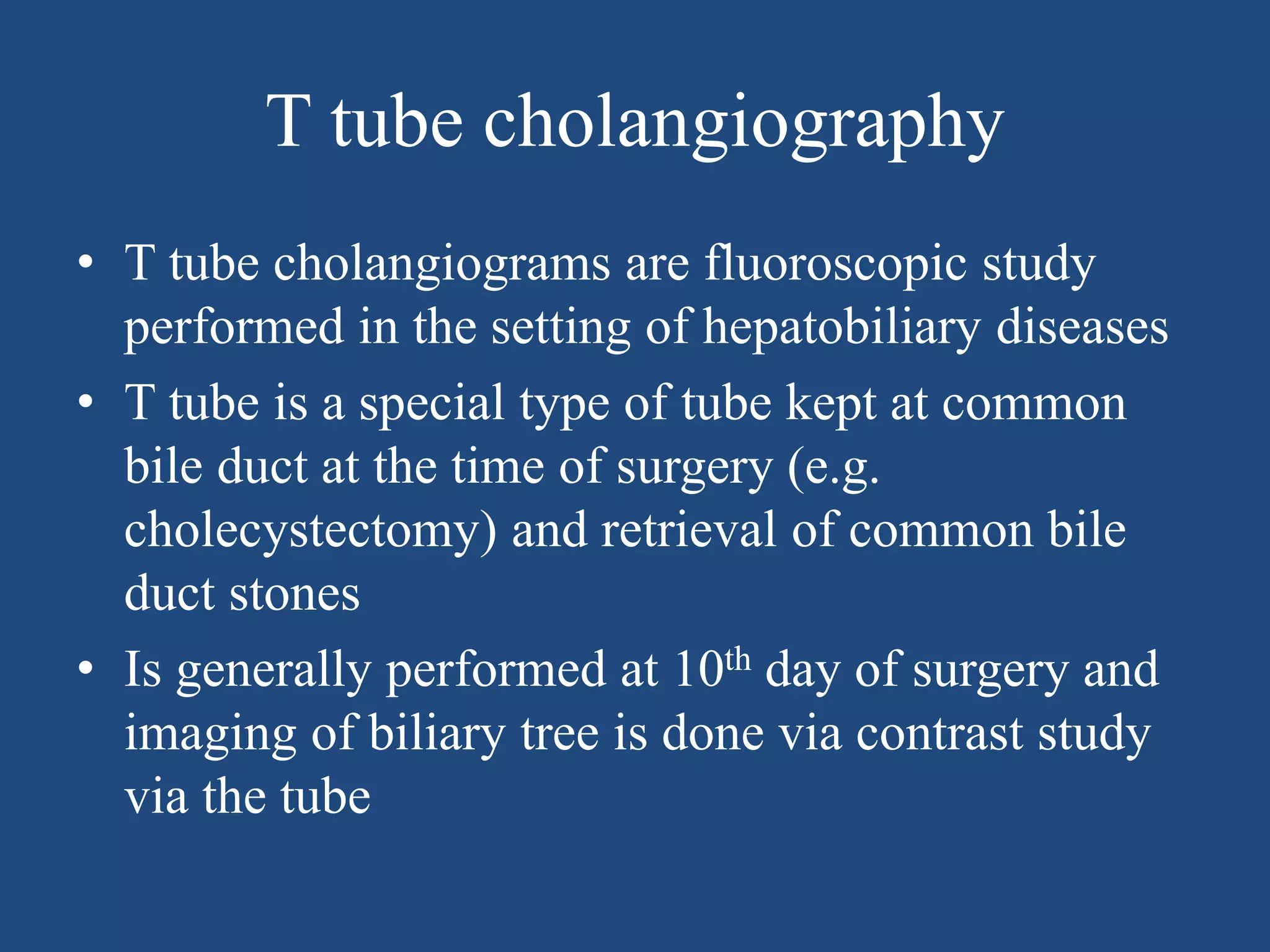 Radiographic technique of biliary system | PPTX