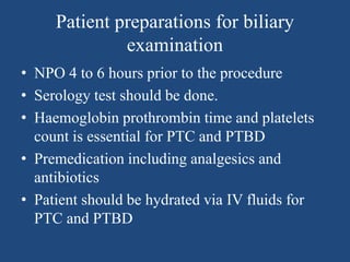 Radiographic technique of biliary system | PPTX