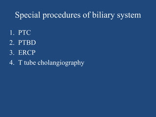 Radiographic technique of biliary system | PPTX