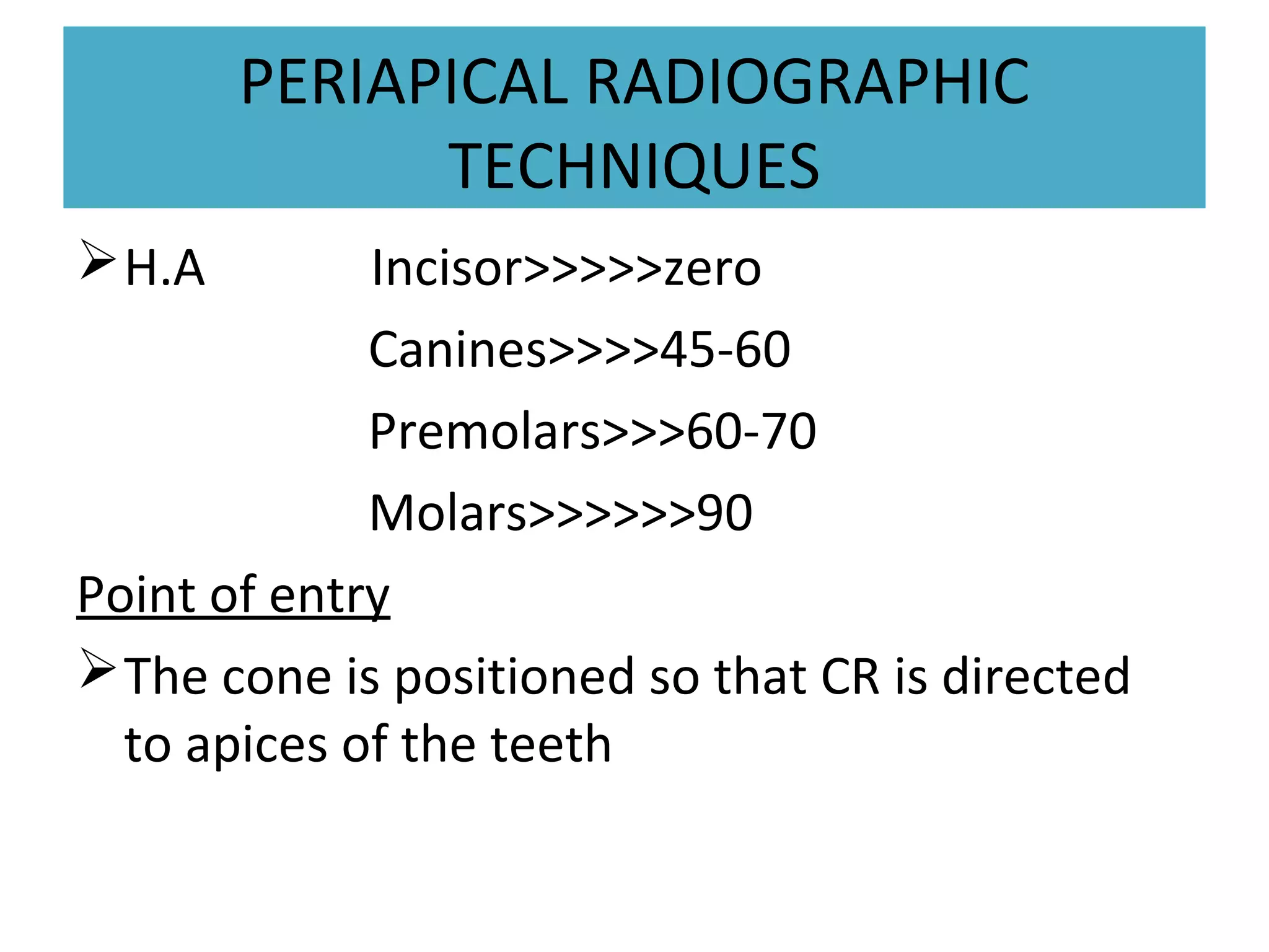 Radiographic techniques | PPT