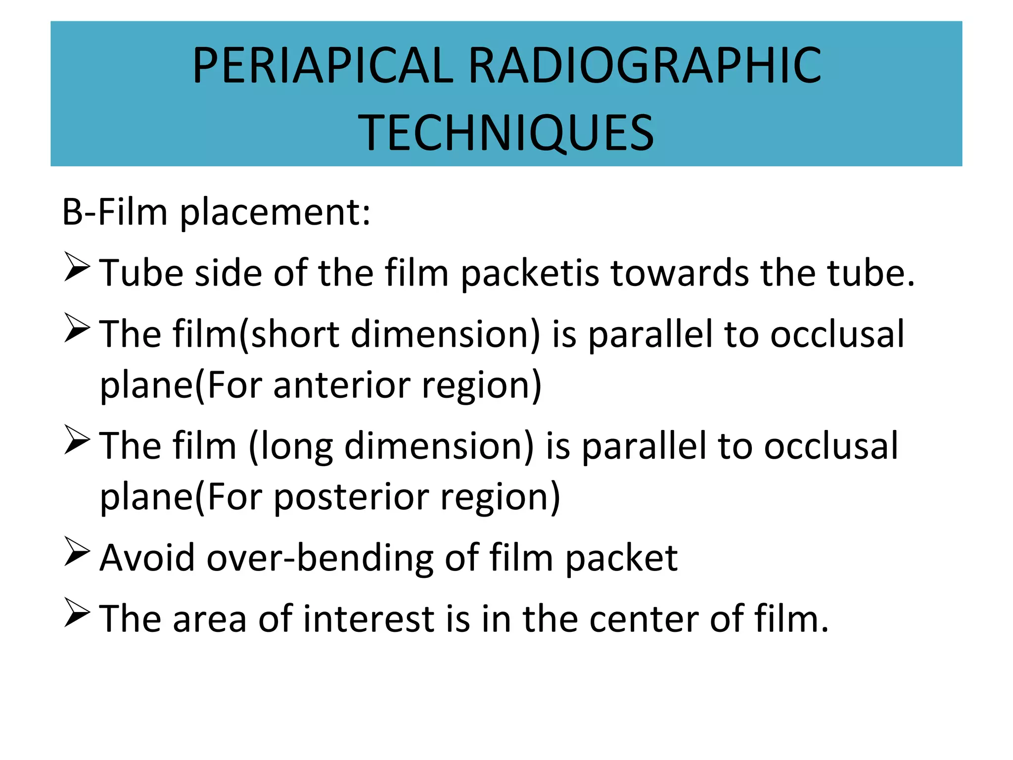 Radiographic techniques | PPT