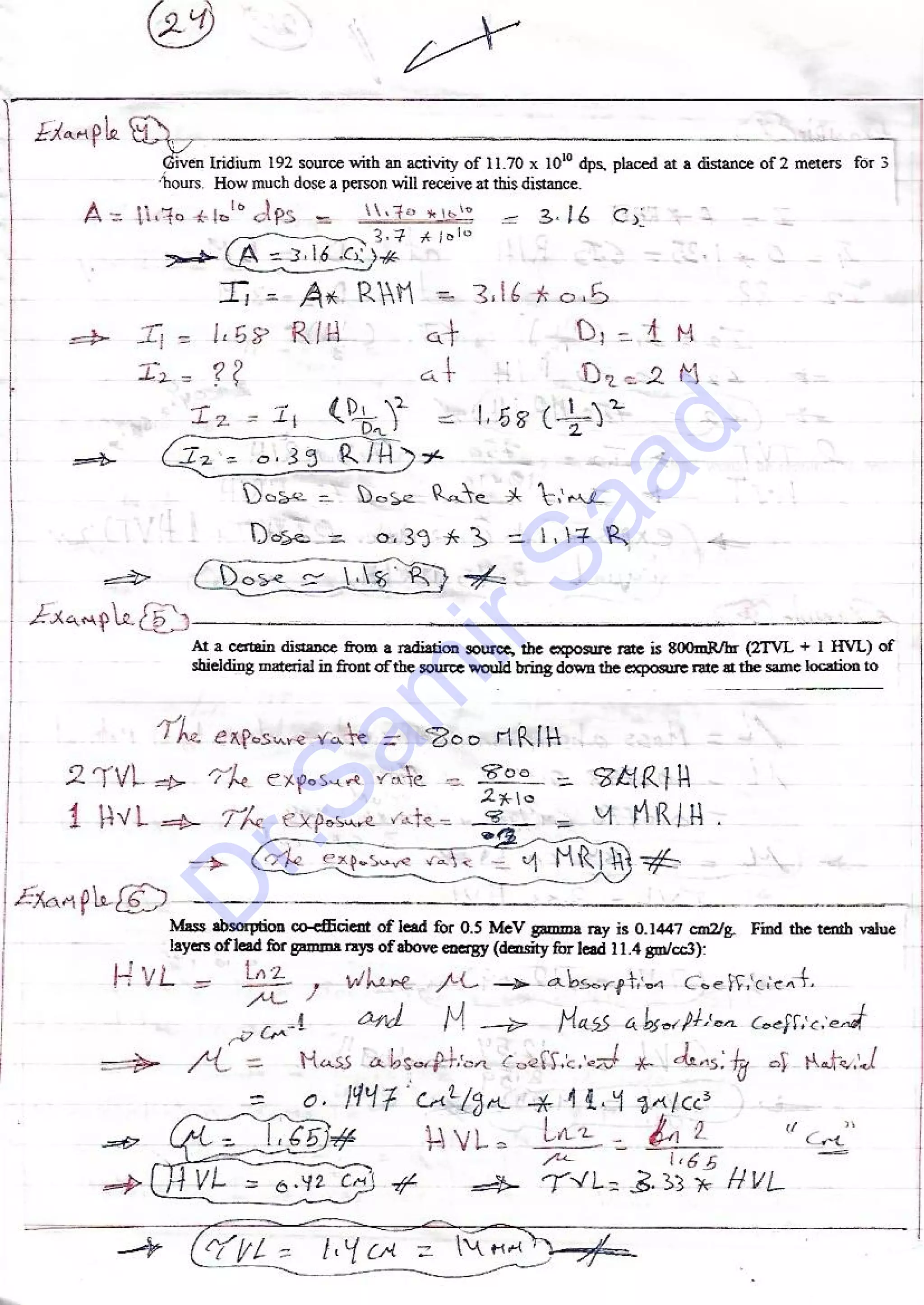 ASNT Radiographic Testing Level III Notes - Dr. Samir Saad (Handwriting ...