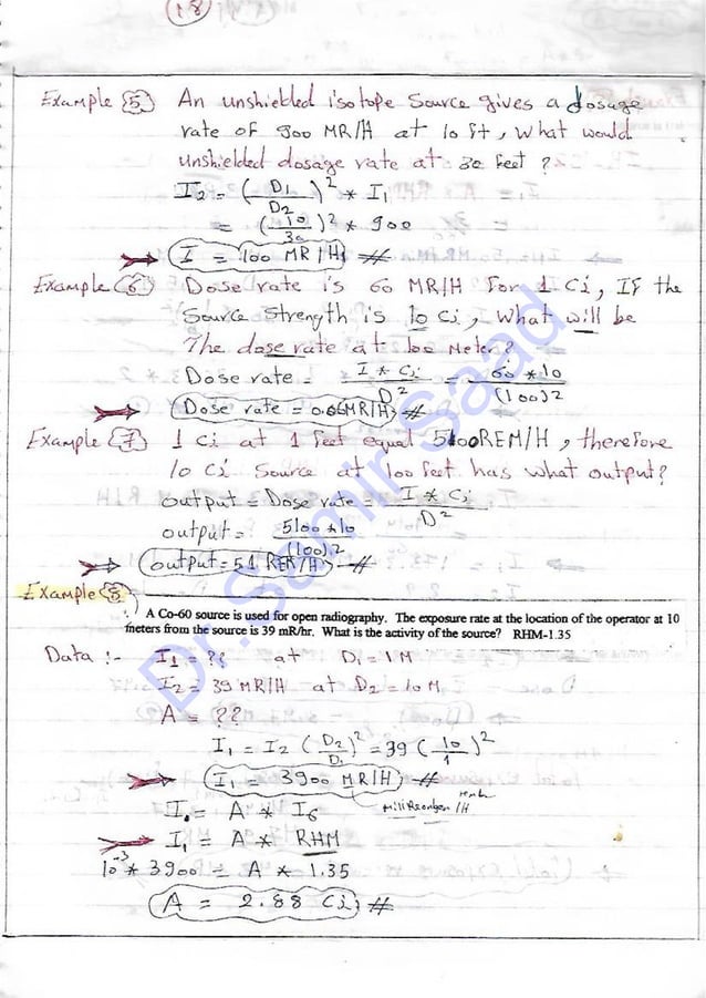 ASNT Radiographic Testing Level III Notes - Dr. Samir Saad (Handwriting ...