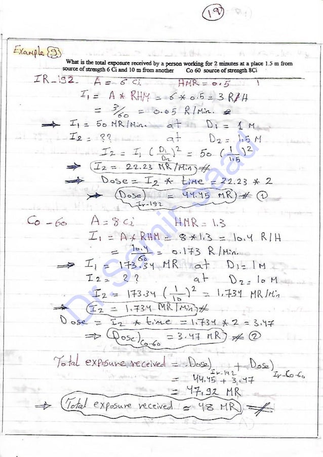 ASNT Radiographic Testing Level III Notes - Dr. Samir Saad (Handwriting ...