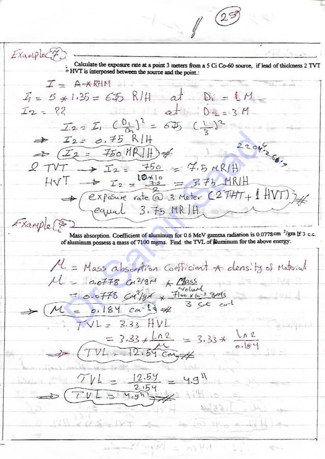 ASNT Radiographic Testing Level III Notes - Dr. Samir Saad (Handwriting ...