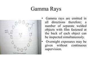 Radiographic testing of welds | PPTX