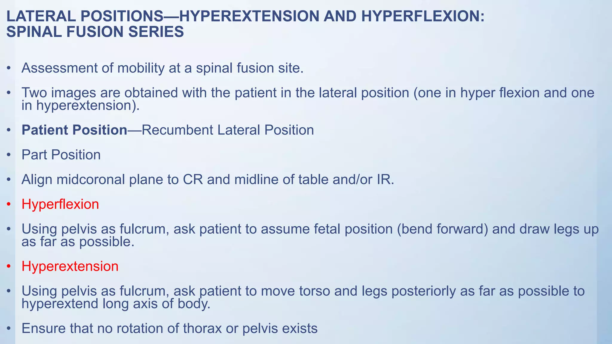 Radiographic views of lumbar spine | PPTX