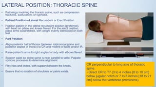 Radiographic views of thoracic spine | PPTX