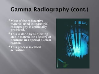 Technical seminar on Introduction to RADIOGRAPHY.pptx | Physics | Science