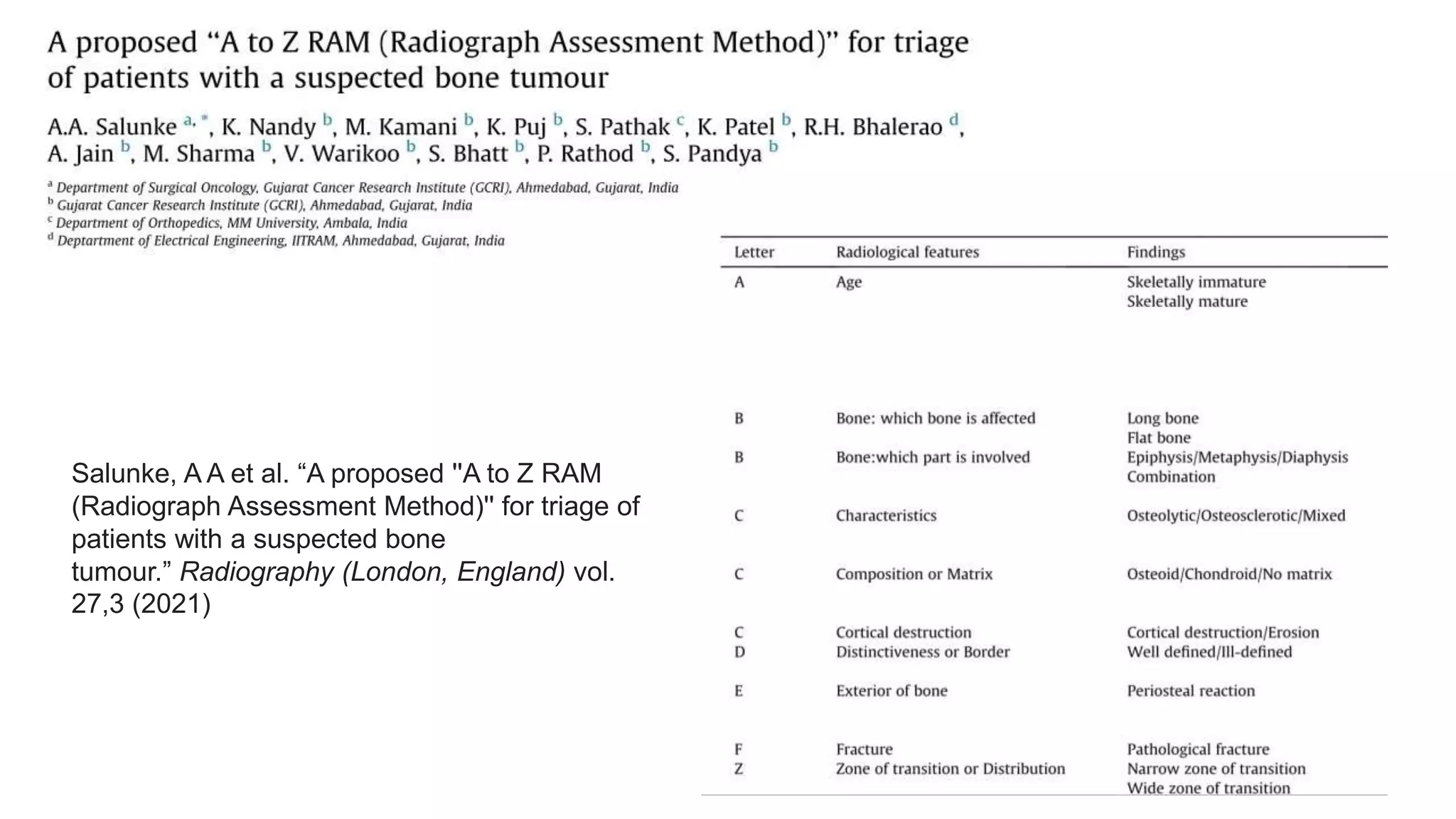 Approach to MSK tumor radiology.pptx | Bone and Joint Conditions | Diseases and Conditions