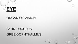 Radiography of eye | PPTX