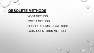 Radiography of eye | PPTX