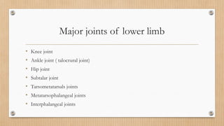 Presentation on the topic of RADIOGRAPHY OF LOWER LIMB | PPTX