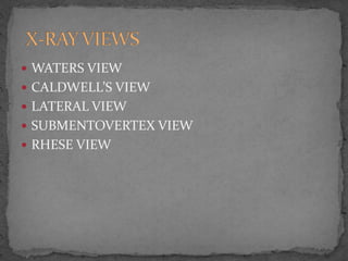 Radiography and Anatomy of orbit | PPTX