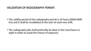 Radiography Permit.pptx jdhsfjhjdfhsjhjs | PPTX