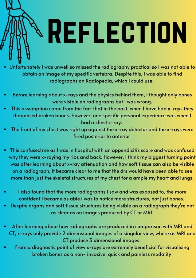 Radiography Reflection.pdf