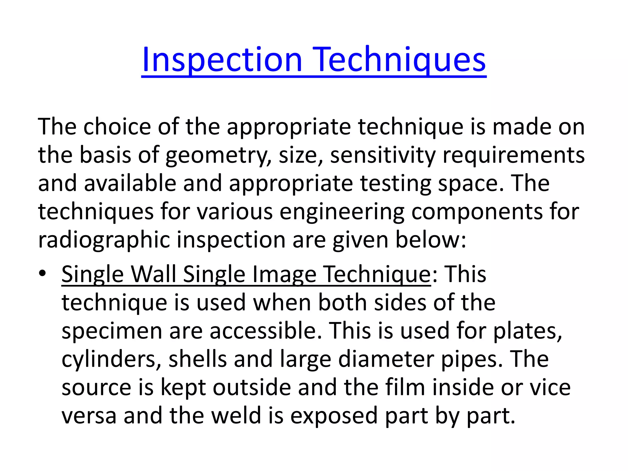 Radiography techniques | PPTX