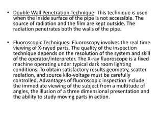 Radiography techniques | PPTX